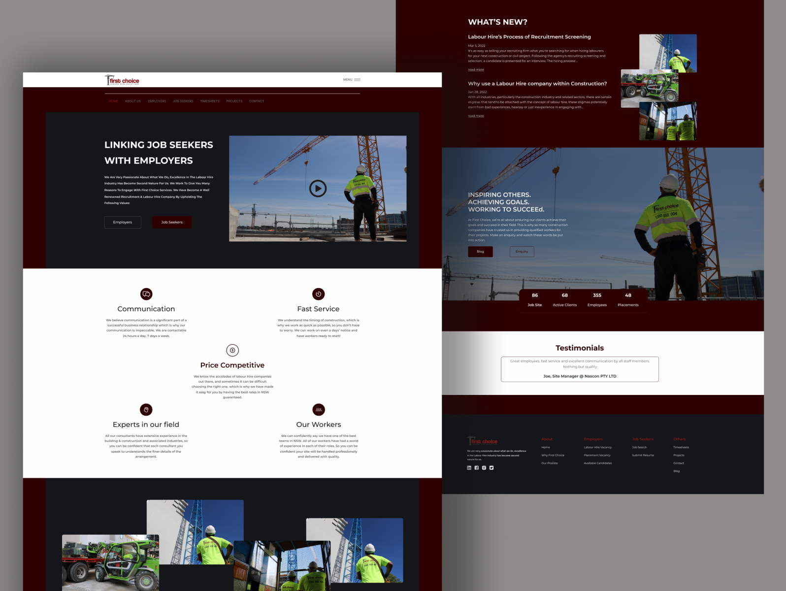 First Choice Labour Hire Solutions. by Shamsul Alam on Dribbble