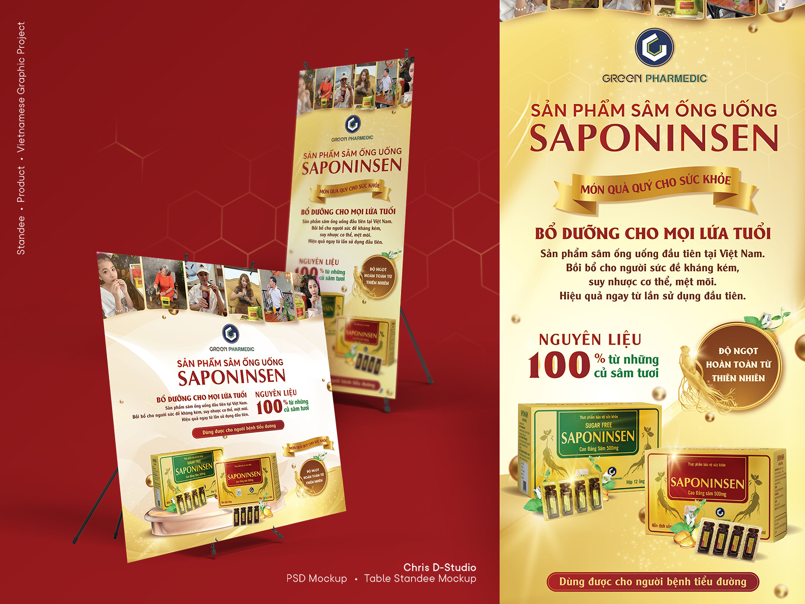 Creative Roll Up Banner retractable standee & Social Media Post by ...