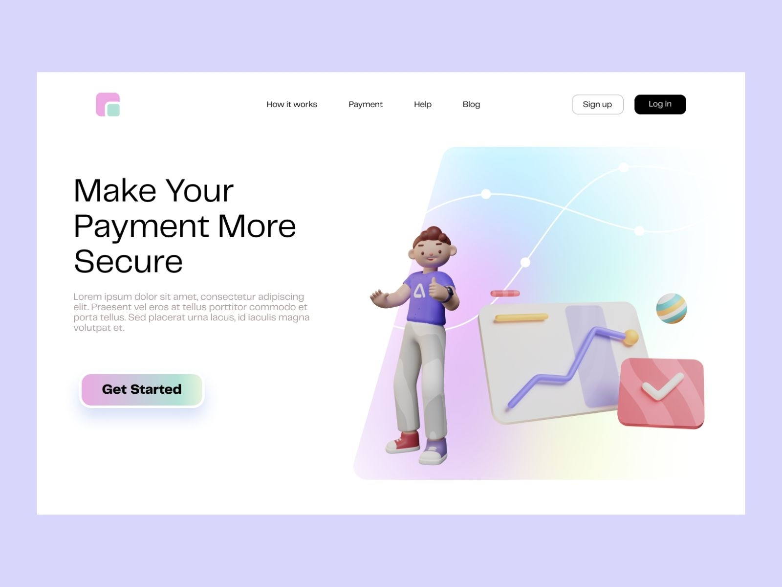Simple Landing Page by Dimas Wahyu Pribadi on Dribbble