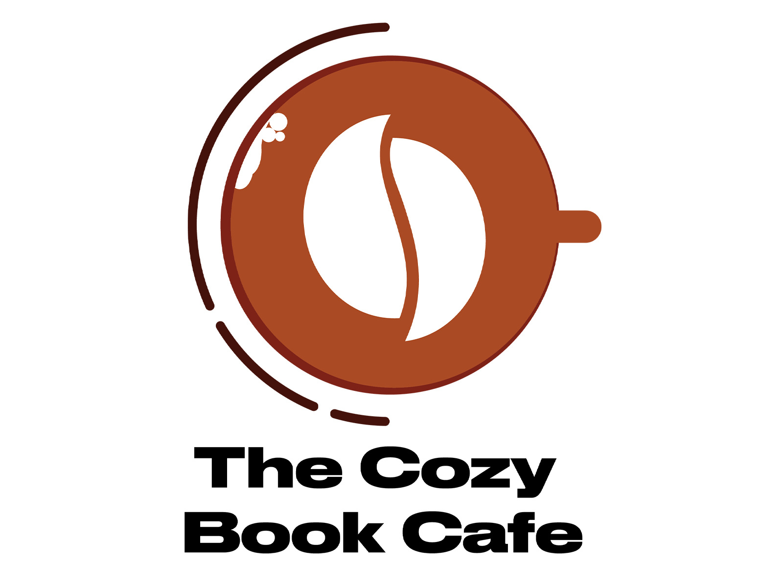 The Cozy Book Cafe Logo by Suffian Ali on Dribbble