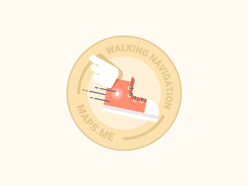 Walking Navigation by Alexey Degtyarik on Dribbble