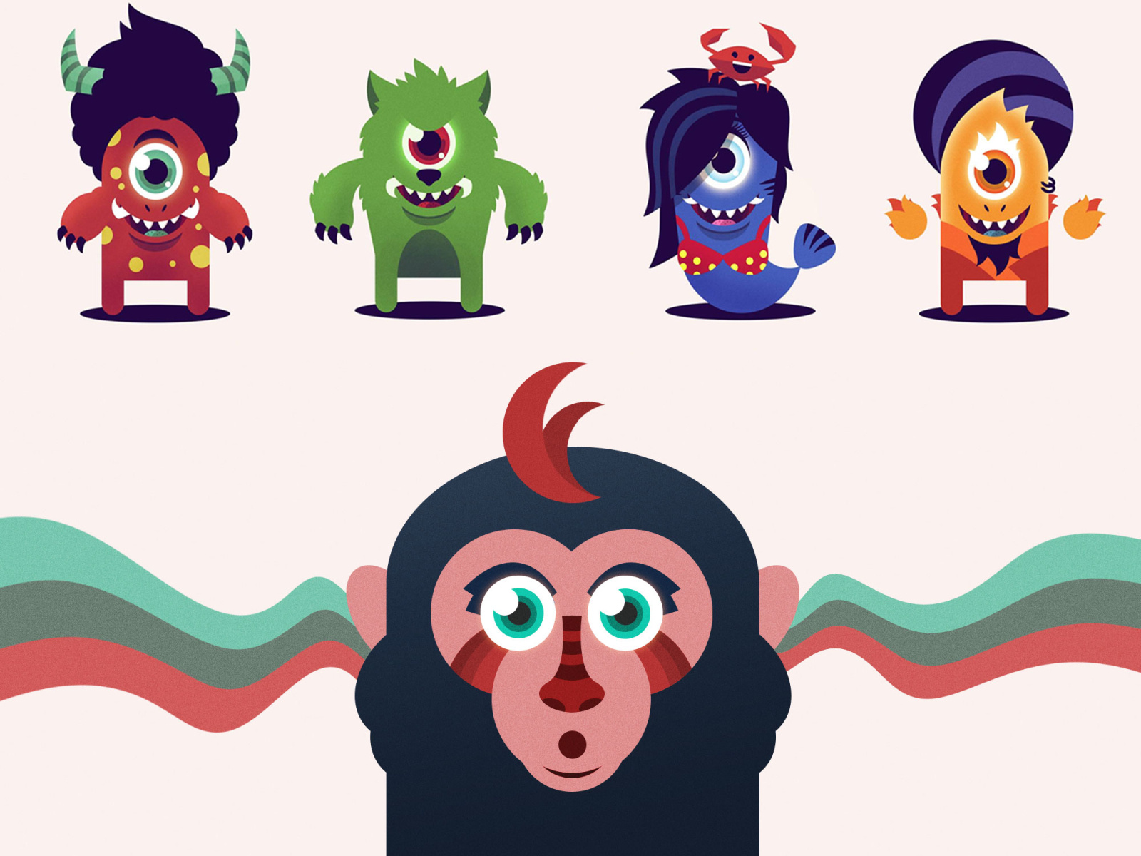 Monster Gang by Alexandru Antonache on Dribbble