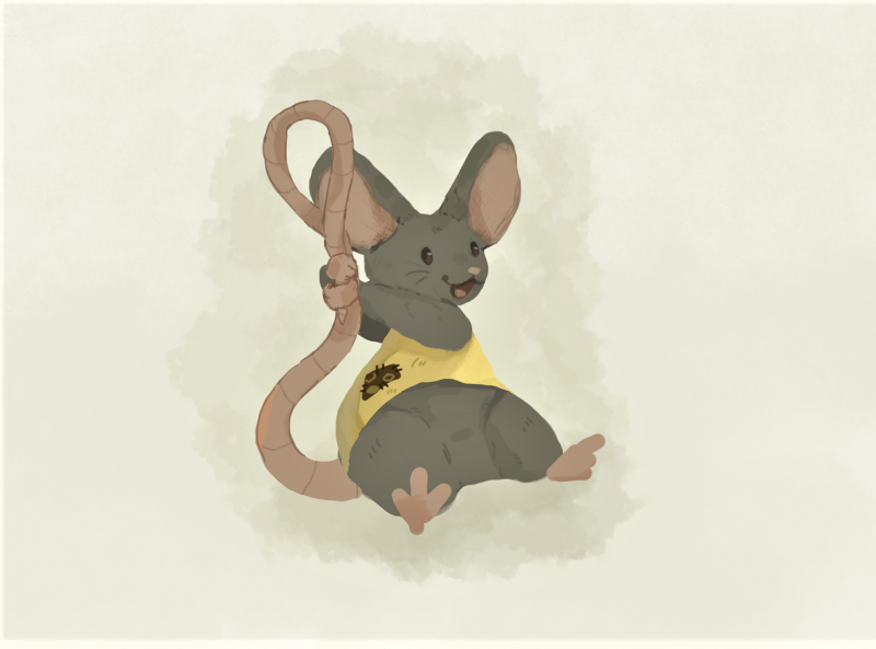 Cute mouse character by Liland_Art on Dribbble