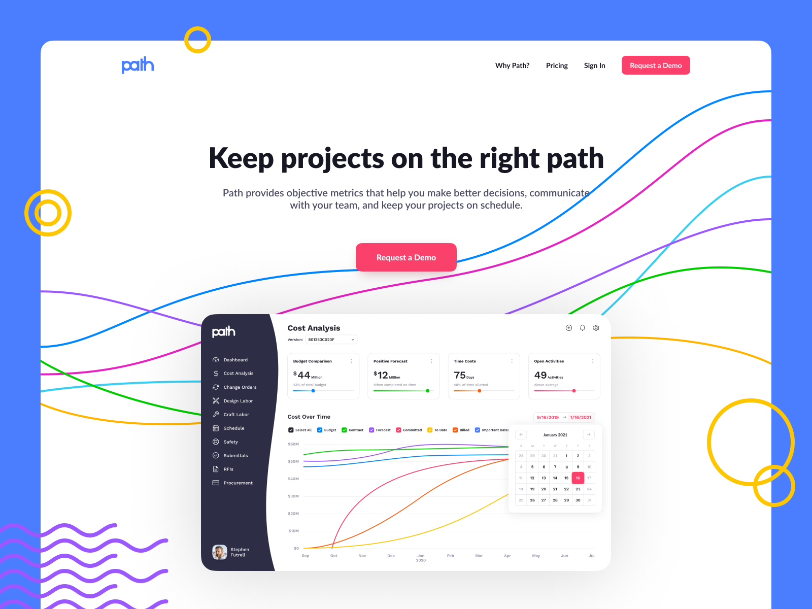 Path Website by Dave Anspaugh on Dribbble