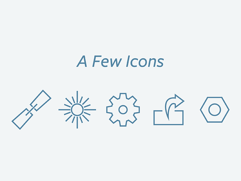 A Few Icons by Charlie ⚡️ on Dribbble