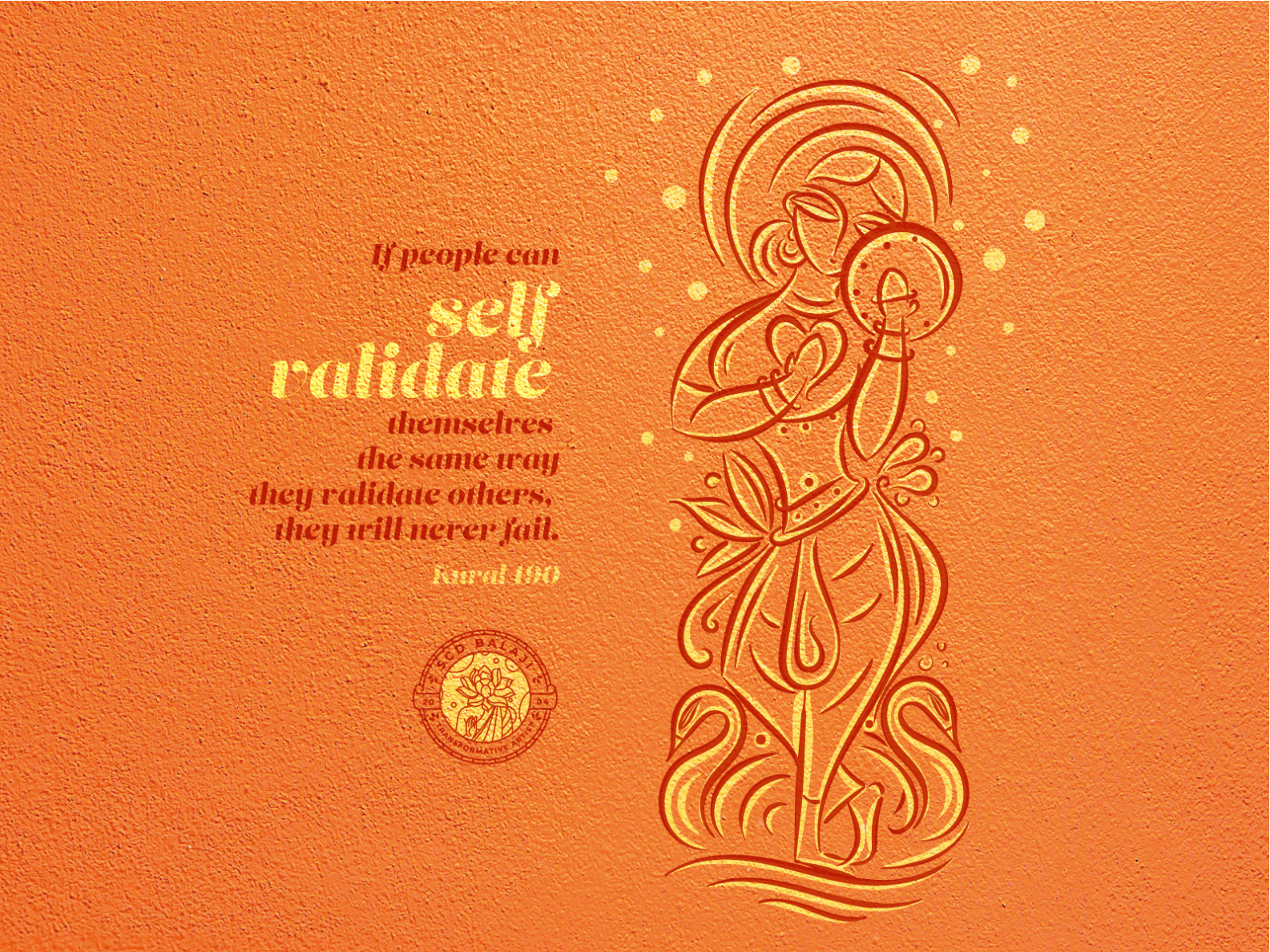 Self Validation - Talisman by SCD Balaji on Dribbble