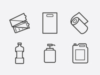 Free icons for cafe and streetfood by Sova Branding Agency on Dribbble