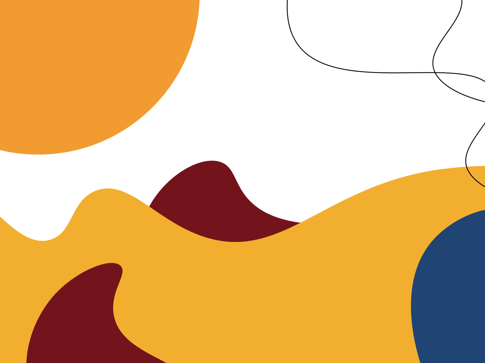 abstract background with wavy yellow, blue, red colors by Fauzi Ismail ...