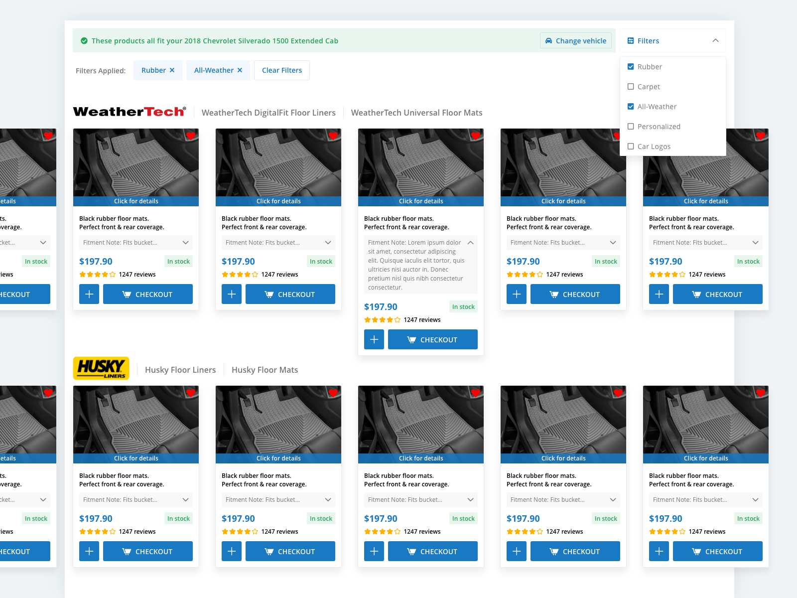Product Card Carousel by Benni Mettler on Dribbble