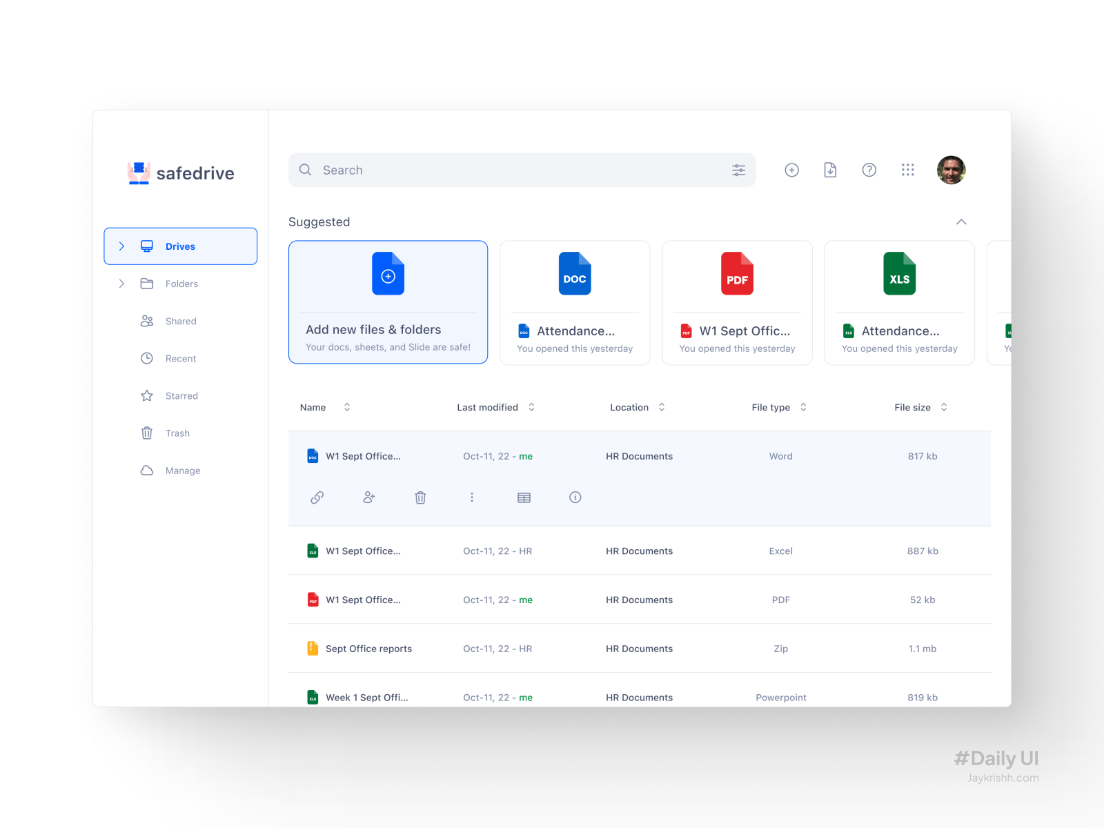 Design of a search bar #dailyui by Jayakumar Krishnamurthy on Dribbble
