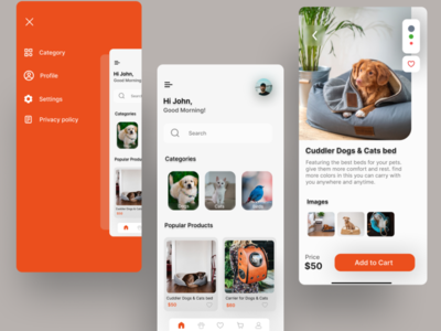 Pet Shop App UI Design by Nikunj Rathod on Dribbble