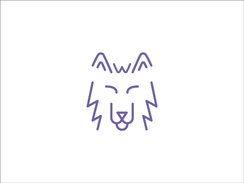 Wolf Mark by Cole Kamish on Dribbble