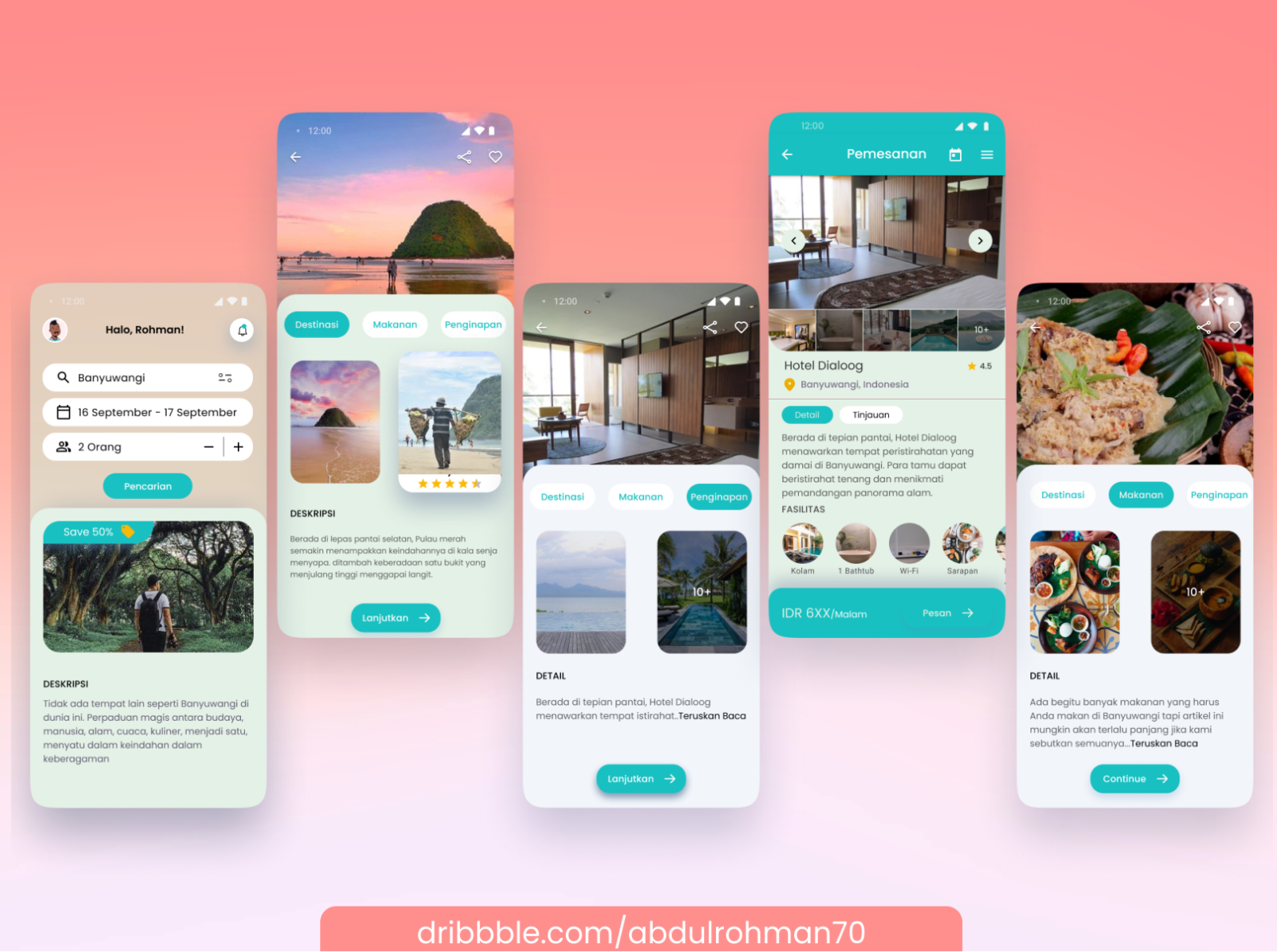 Travell App UI by Casper Designworks on Dribbble