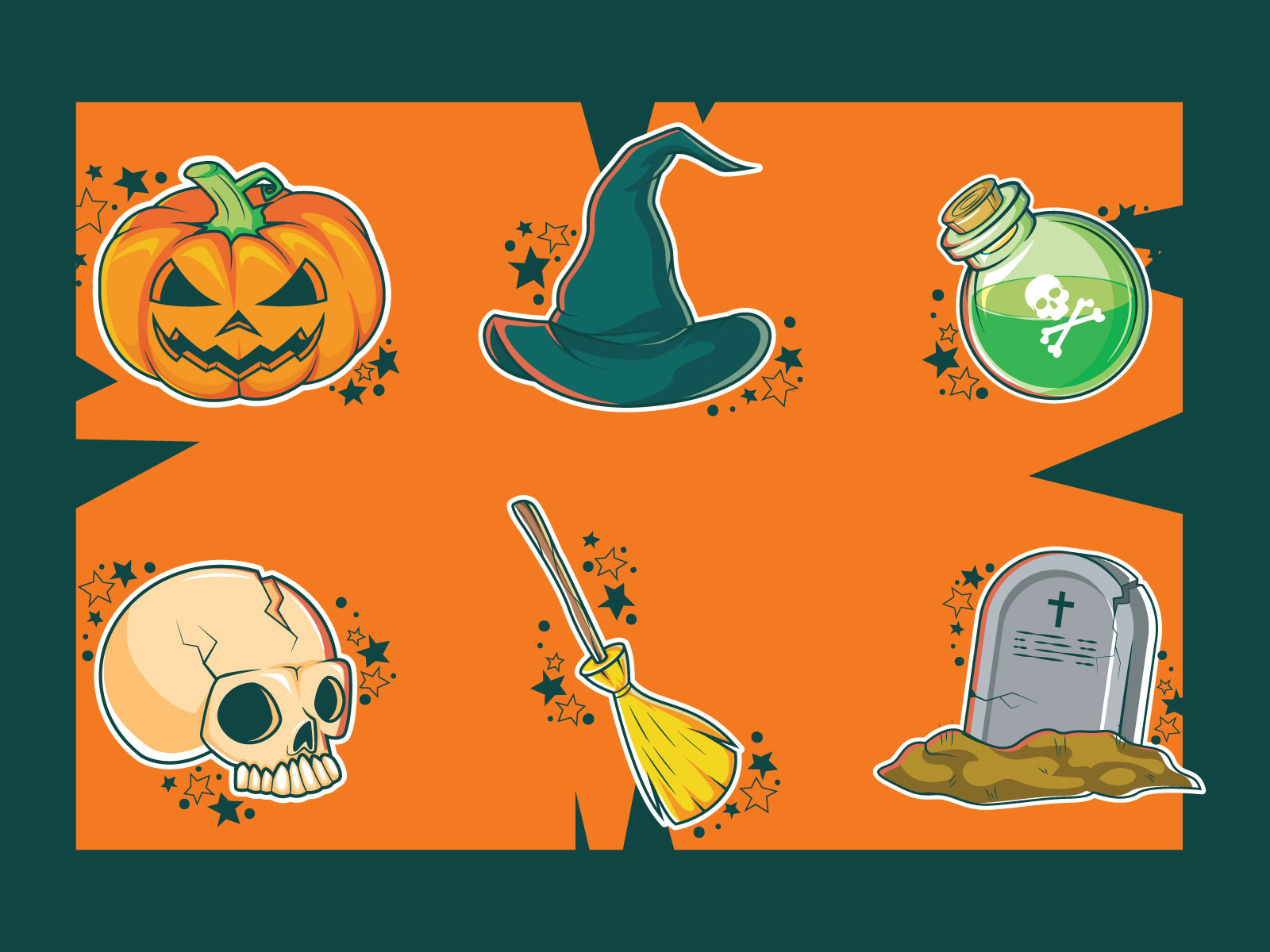 Halloween Vector Design by Deni Sufyan on Dribbble