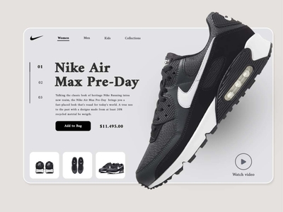 Shoes Landing Page by Abdul Rasheed on Dribbble