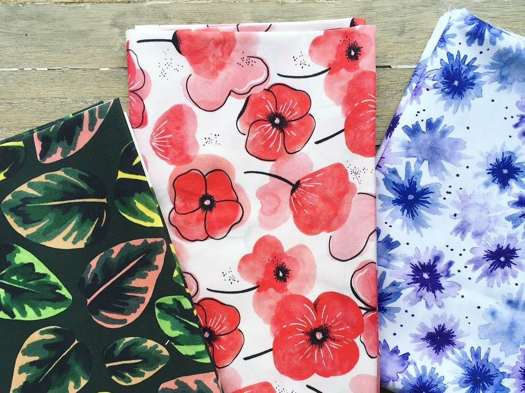 Summer Fabric Patterns by Carrie Hendrix on Dribbble