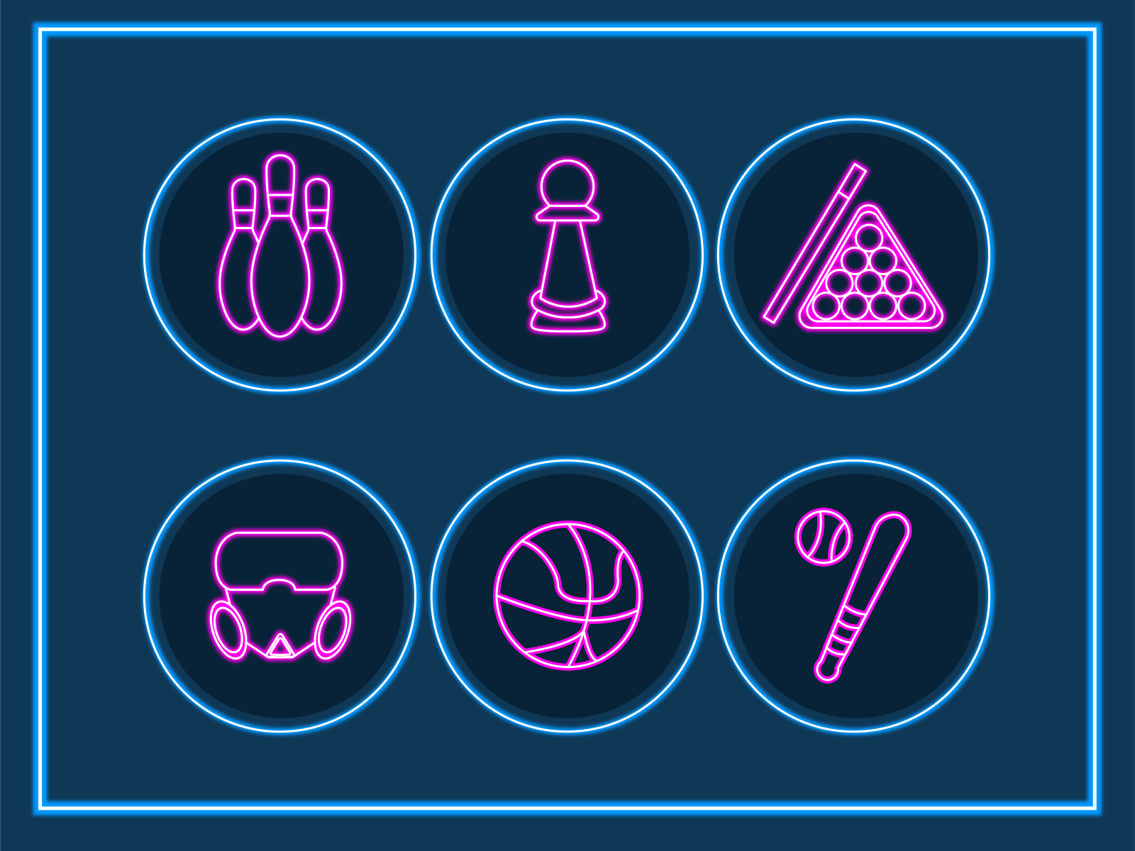 Neon Icon by Naufal on Dribbble