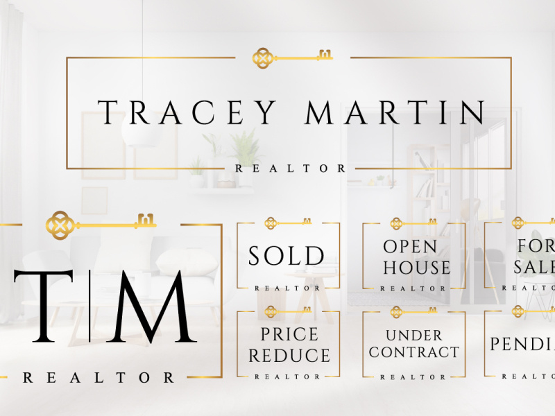 Real Estate Logo with Realtor Stamps by alinaartist on Dribbble