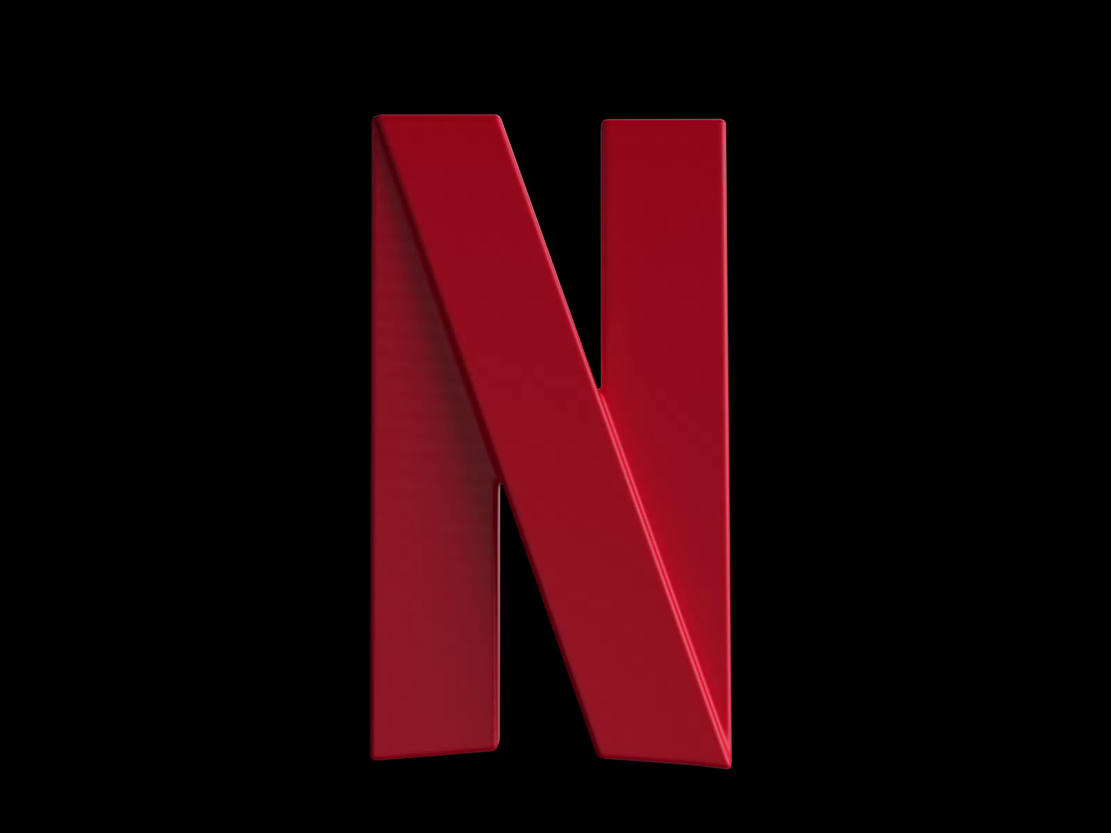 3D Icon - Netflix by Frederik Røssell on Dribbble