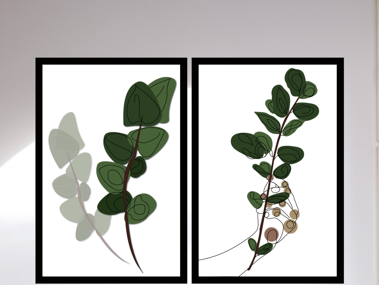 Boho Botanical Art by Falaq Ashfaq on Dribbble