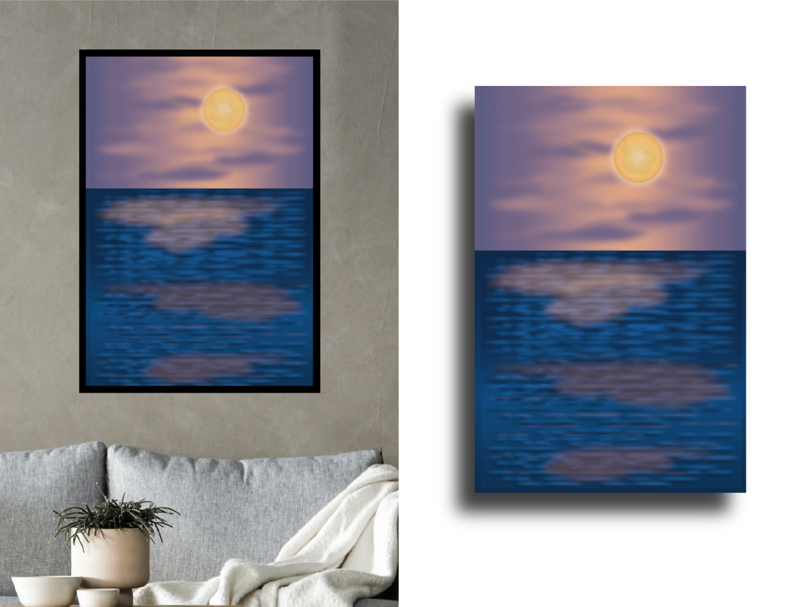 Dusky Ocean by Falaq Ashfaq on Dribbble