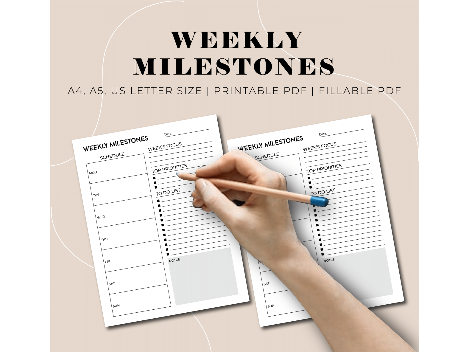 Weekly Milestones by Falaq Ashfaq on Dribbble
