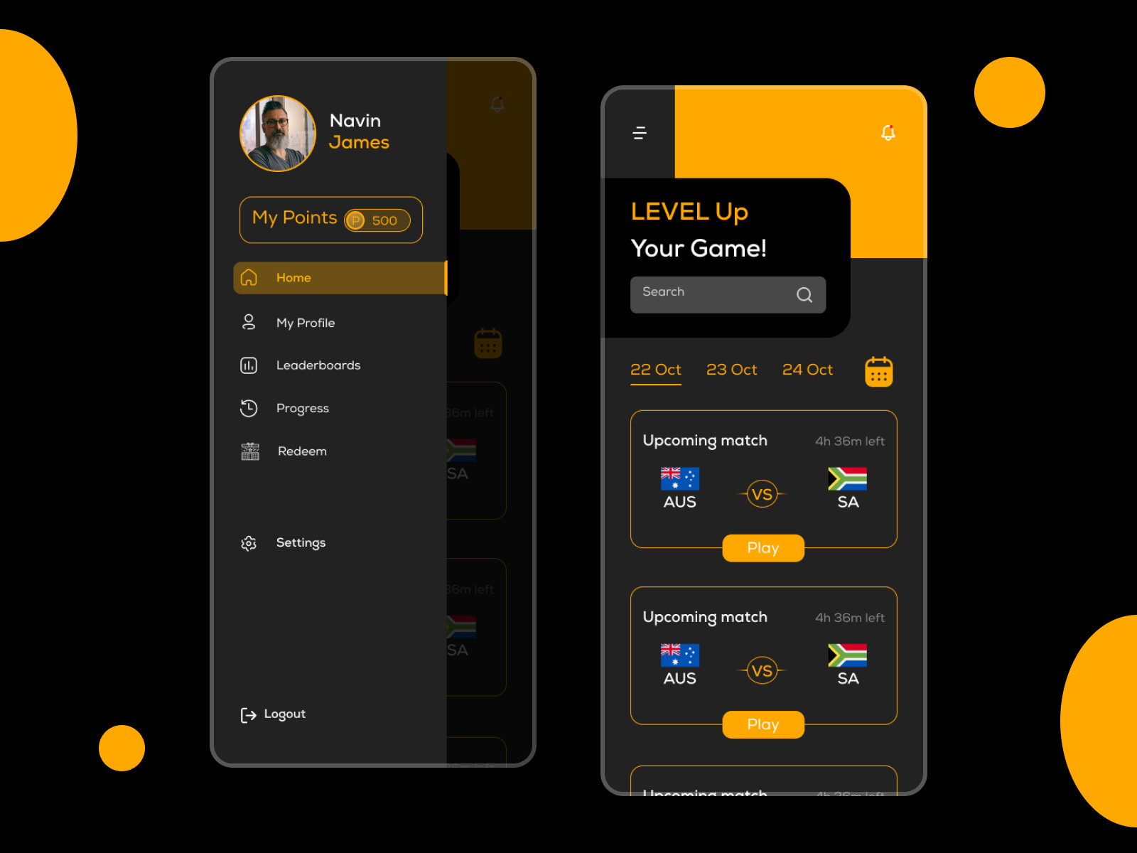 A Game App Design by Fahim Nabil on Dribbble