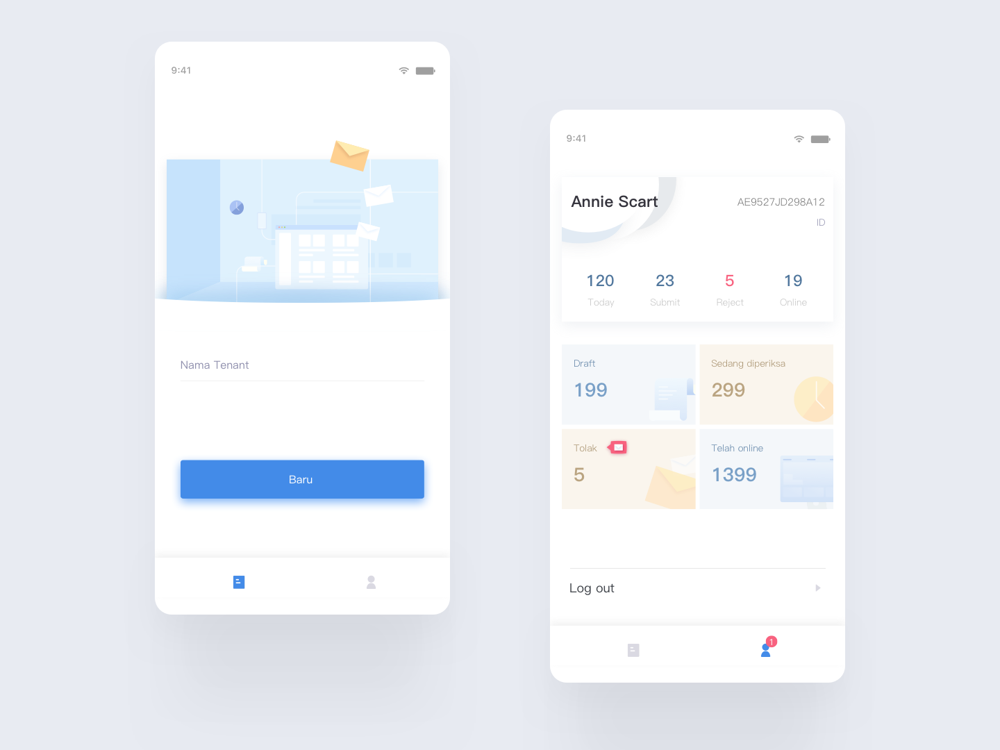 Dribbble - two_mobile_screens.png by SweetWine
