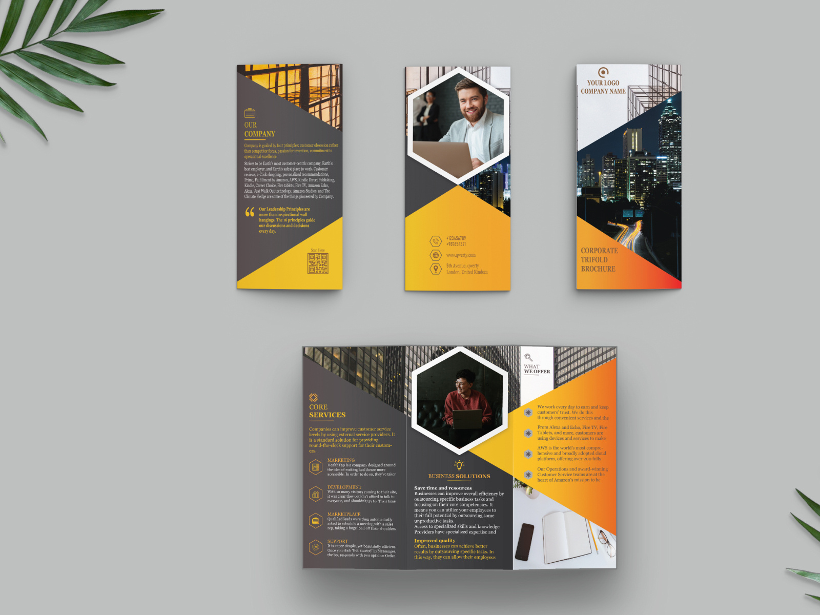 Outstanding professional trifold, bifold brochure design by Masum Ewan ...