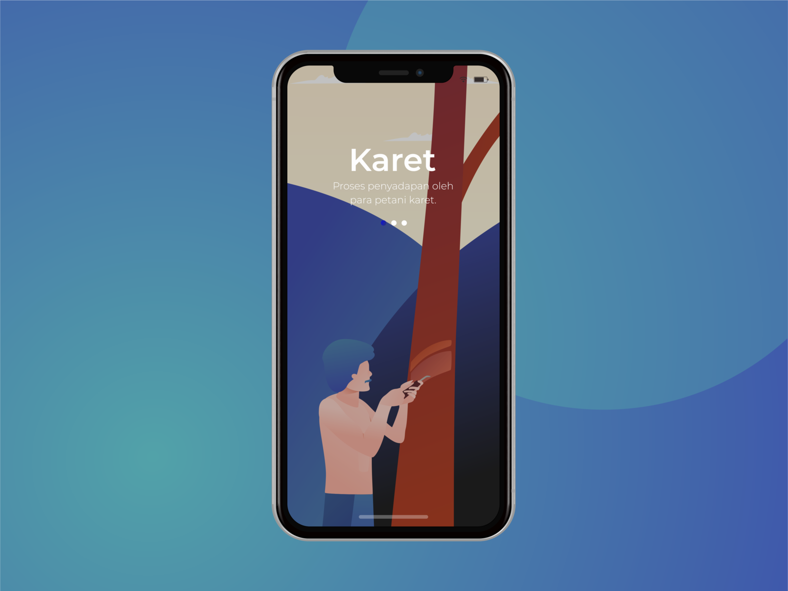 Rubber Farmers by Ahmadamuh on Dribbble