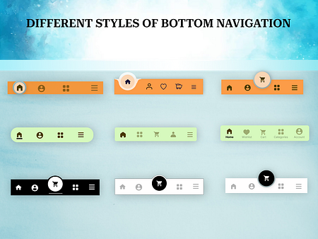 Browse thousands of Bottom Navigation UI images for design inspiration ...
