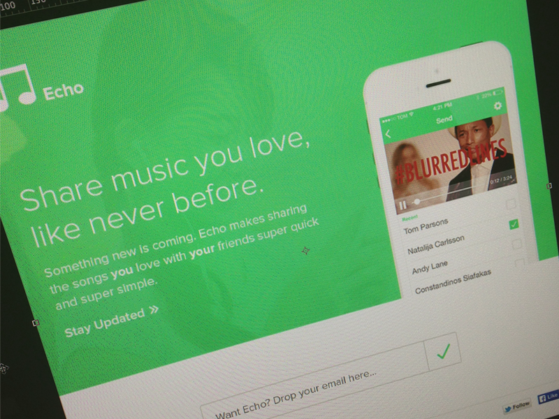 Music Sharing App by Tom Parsons on Dribbble