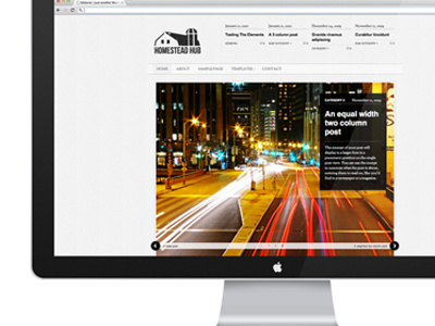 Homestead Hub Blog by John Herskind on Dribbble