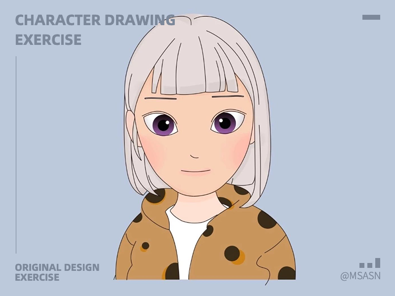 Character drawing exercise by MSASN on Dribbble