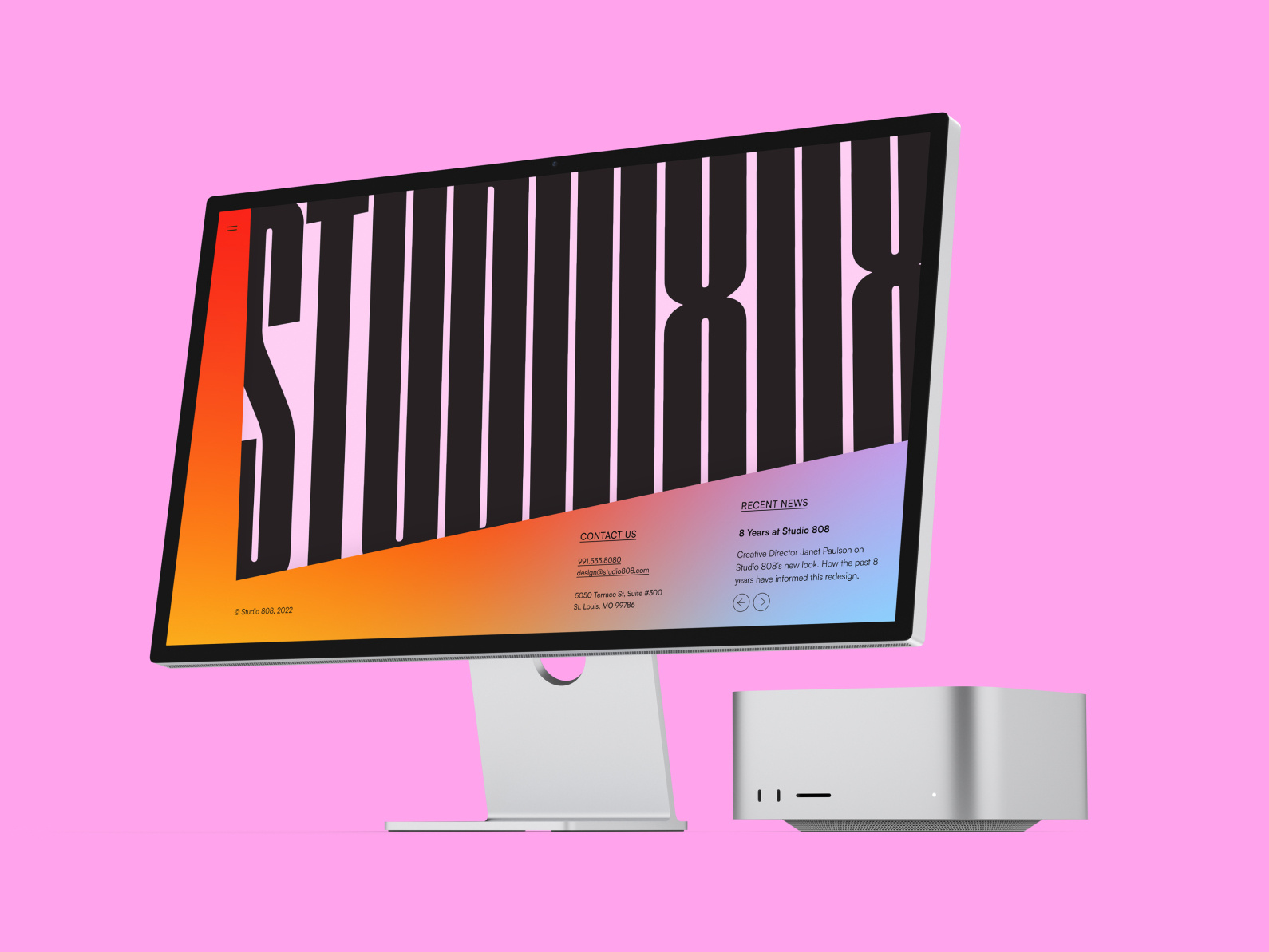 Studio 808 Website by Anna Xu on Dribbble