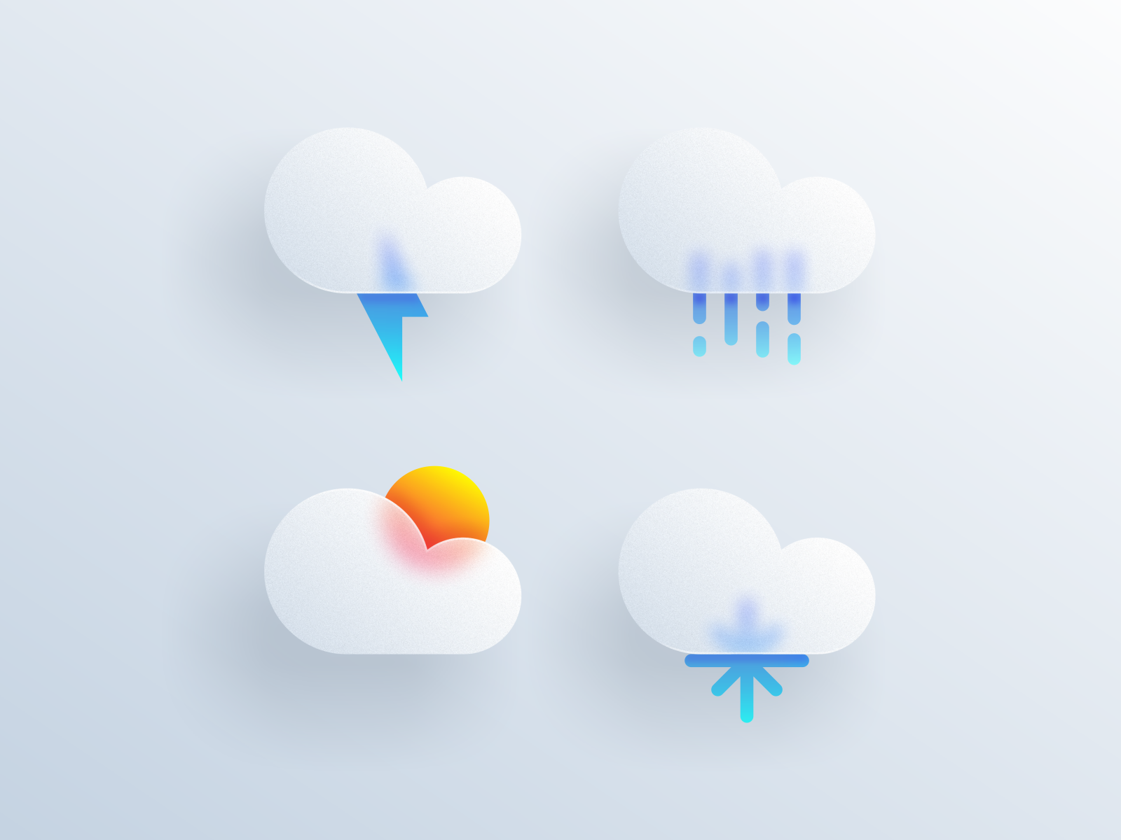 weather icon by Lelevien on Dribbble