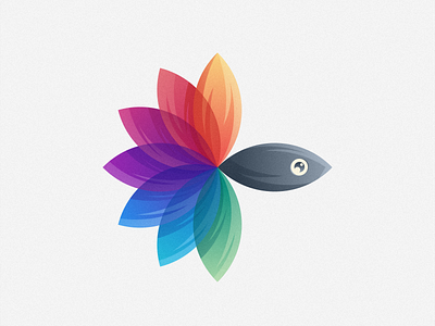 fish logo by Lelevien on Dribbble