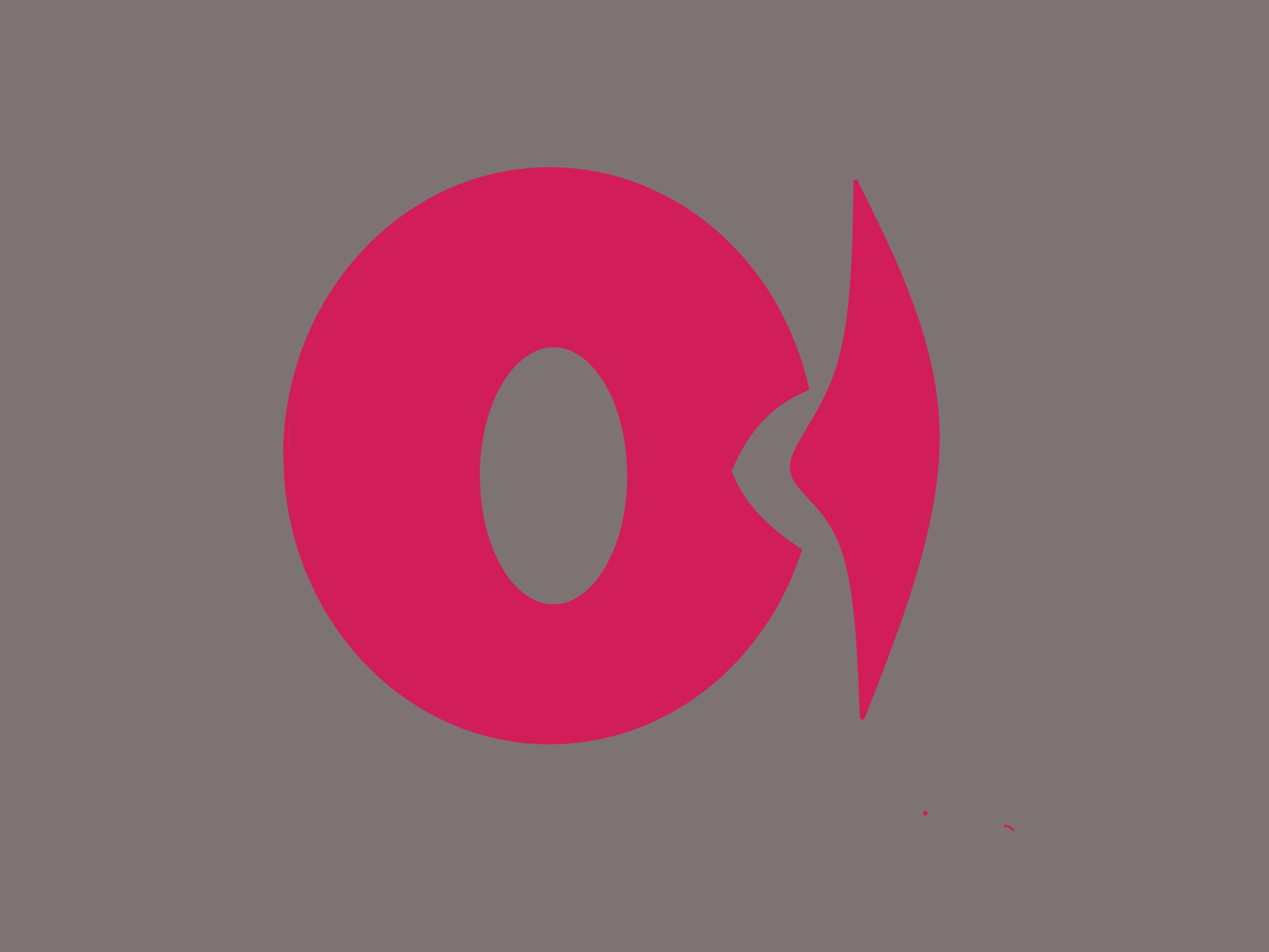 Ooooo cut logo by Petermars on Dribbble