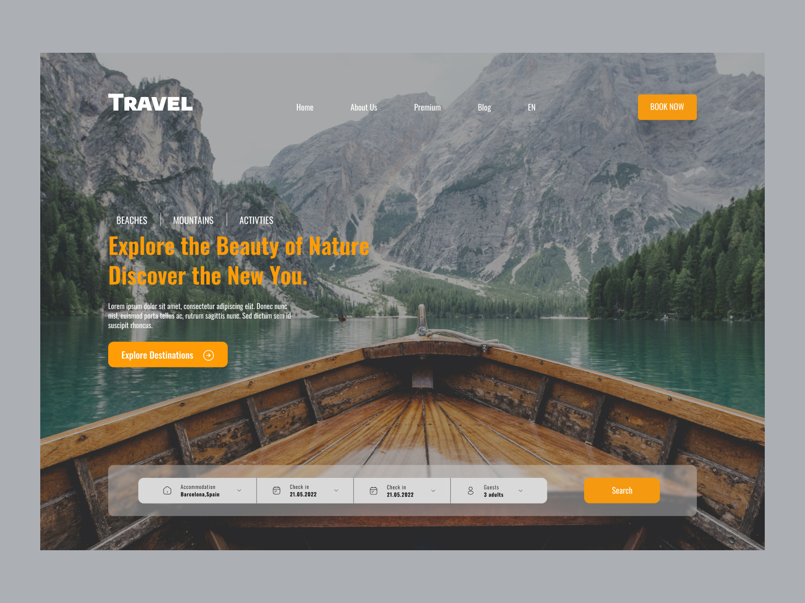 Website Design | Travel Agency by Infinite Soft on Dribbble