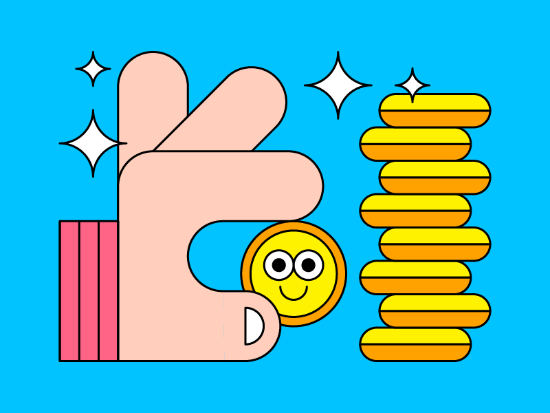 Counting Coins by Ben Boothman on Dribbble