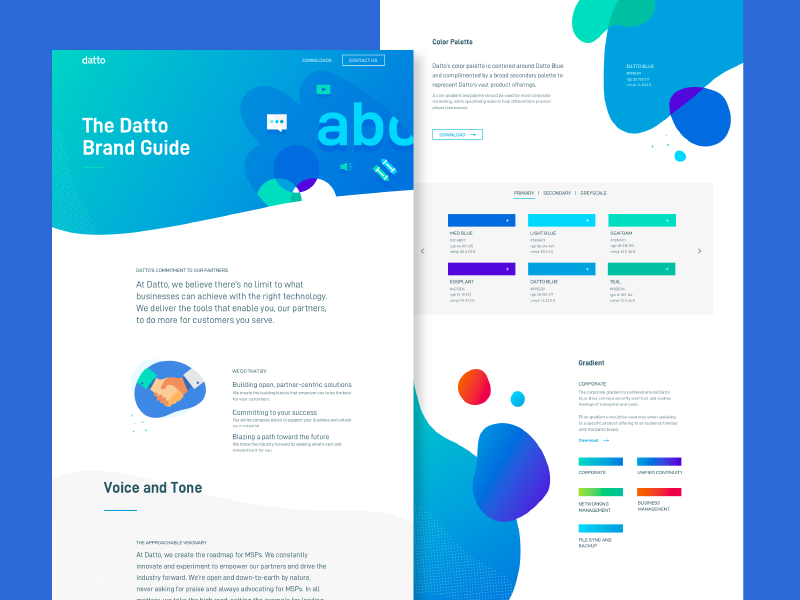 Datto Brand Site by Pippa Bradberry for Datto on Dribbble