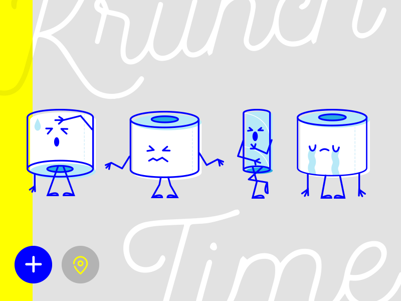 Krunch Time Emoticons by Jon Seykora on Dribbble