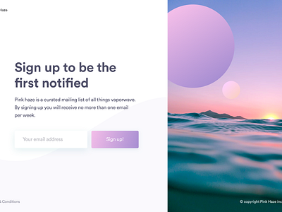 Sign Up Screen by Graham Paterson on Dribbble