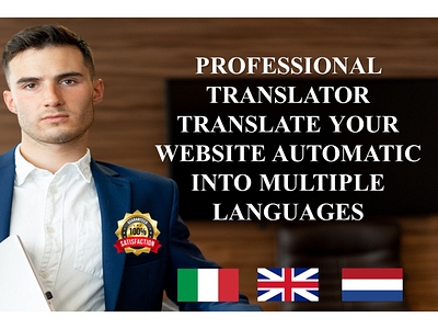 translate your website automatic into multiple languages by Salman Afzal on Dribbble