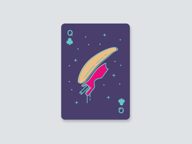 Alien Card Deck- Queen by Katie Lopez on Dribbble