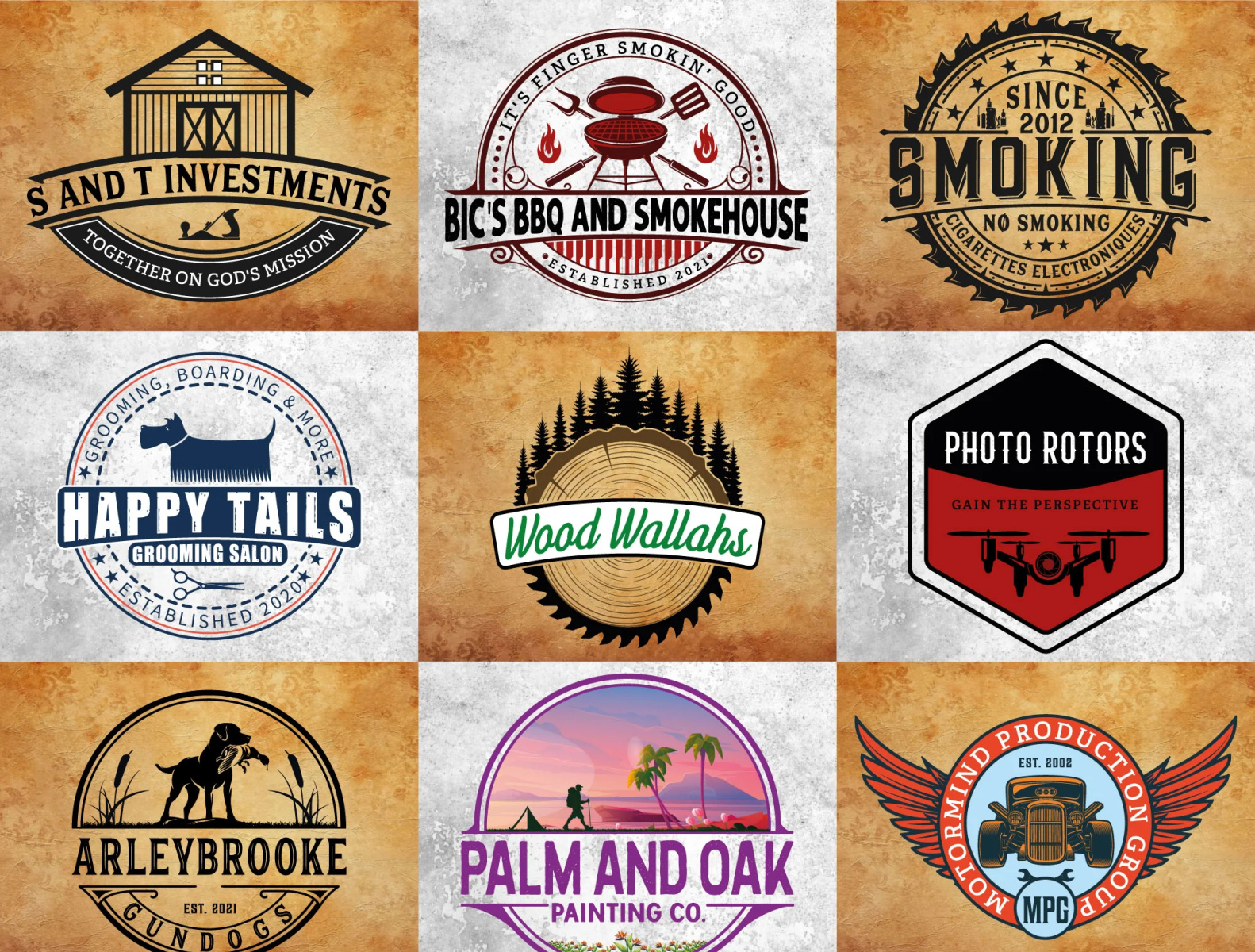 vintage logo design by Md on Dribbble