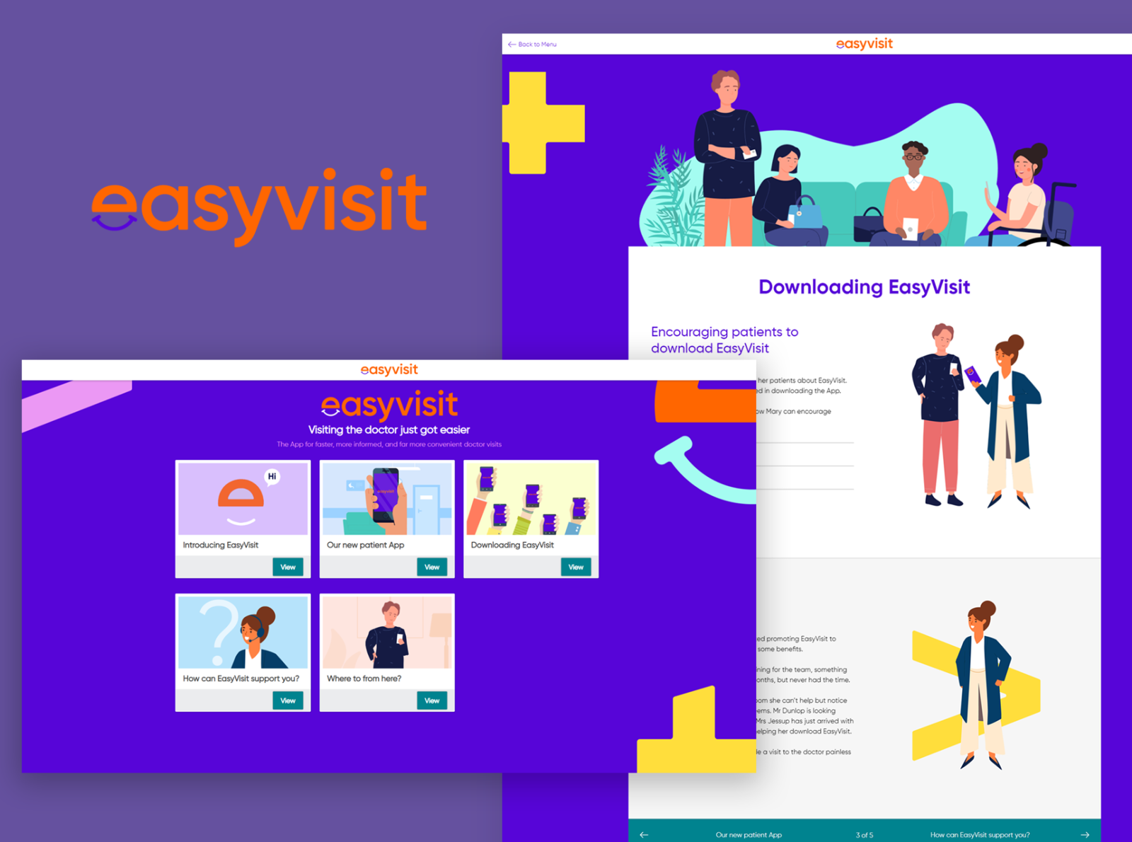 easyvisit by Jeffrey Leong on Dribbble