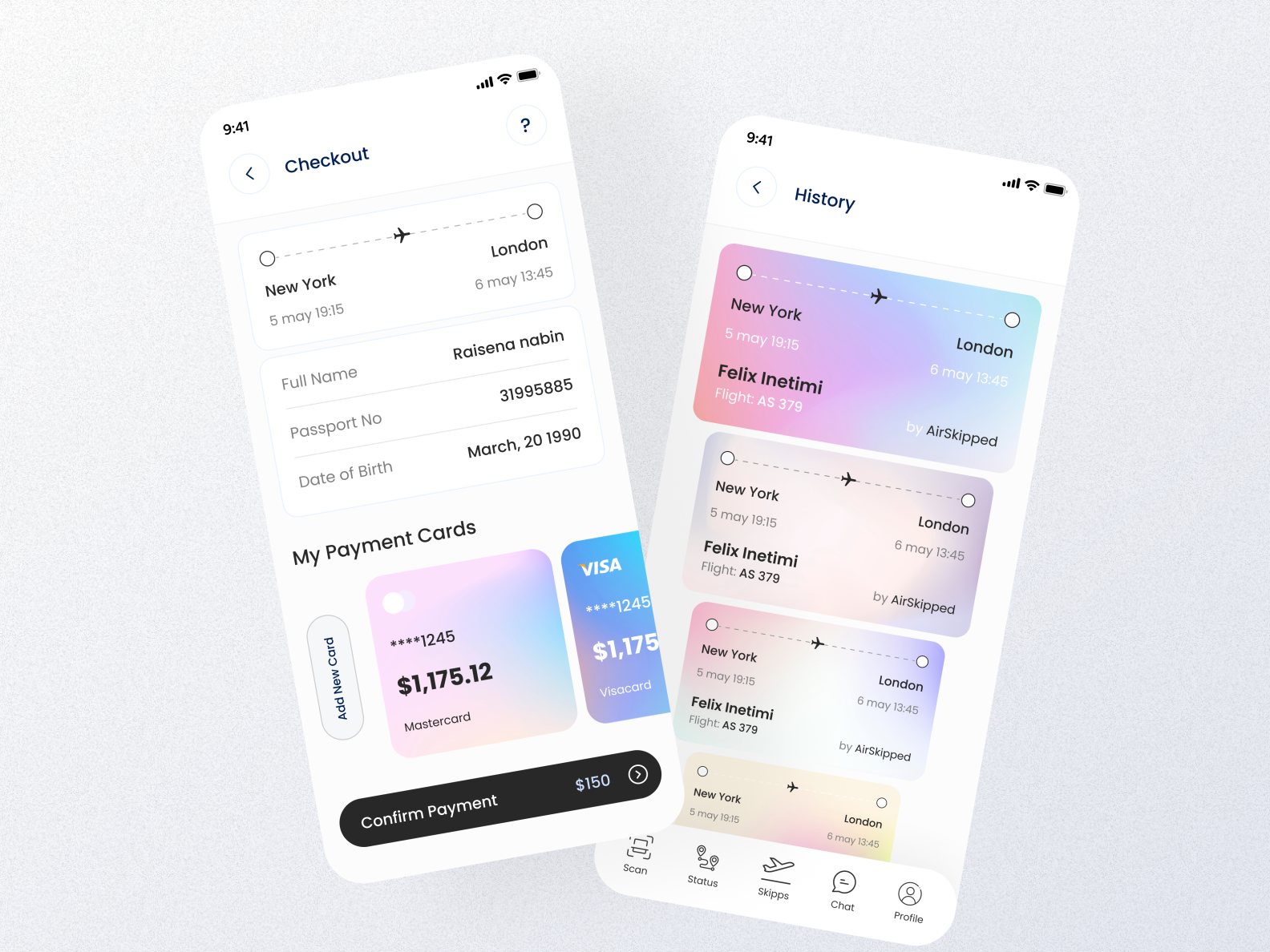 Air Ticket Booking App by Md alamin on Dribbble