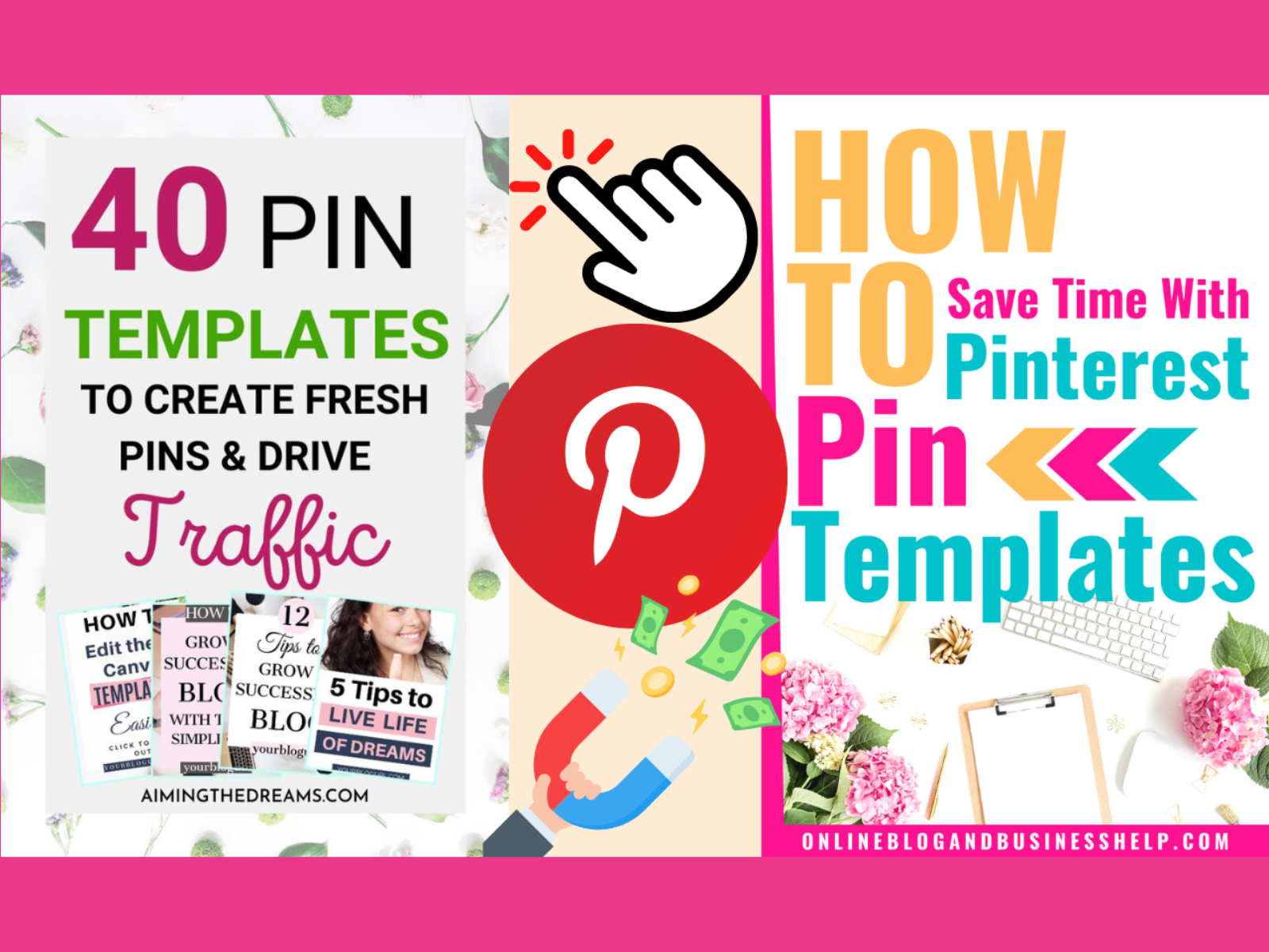 Design 40 beautiful Pinterest Pin Templates That DRIVES Traffic! by ...