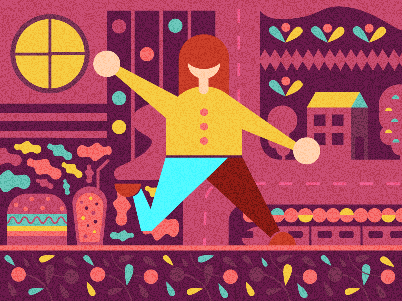 Happy by Antoine Wentzler on Dribbble
